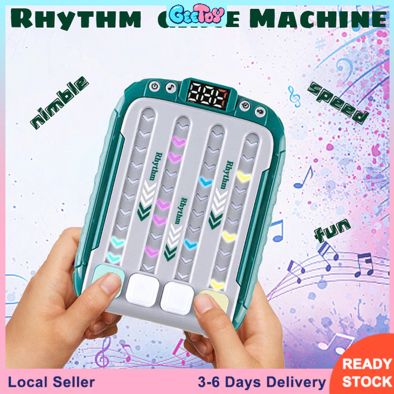 GeeToy Rhythm Master Speedy Push Game Children's Handheld Puzzle Game ...