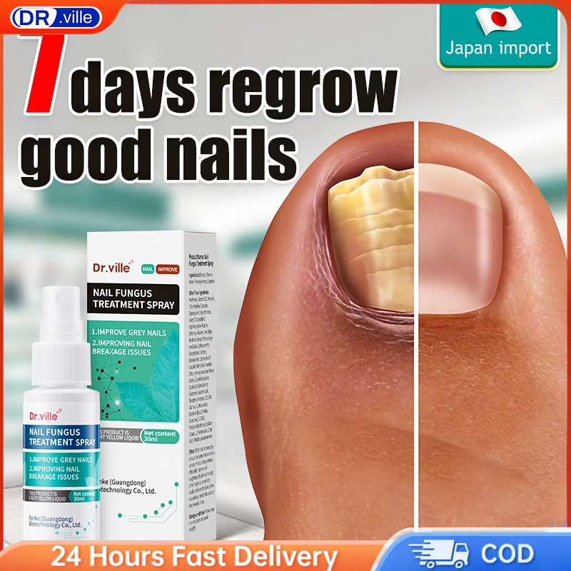 Dr.Ville Nail Fungus Treatment Nail Care Nail Repair Cream Nail Serum ...