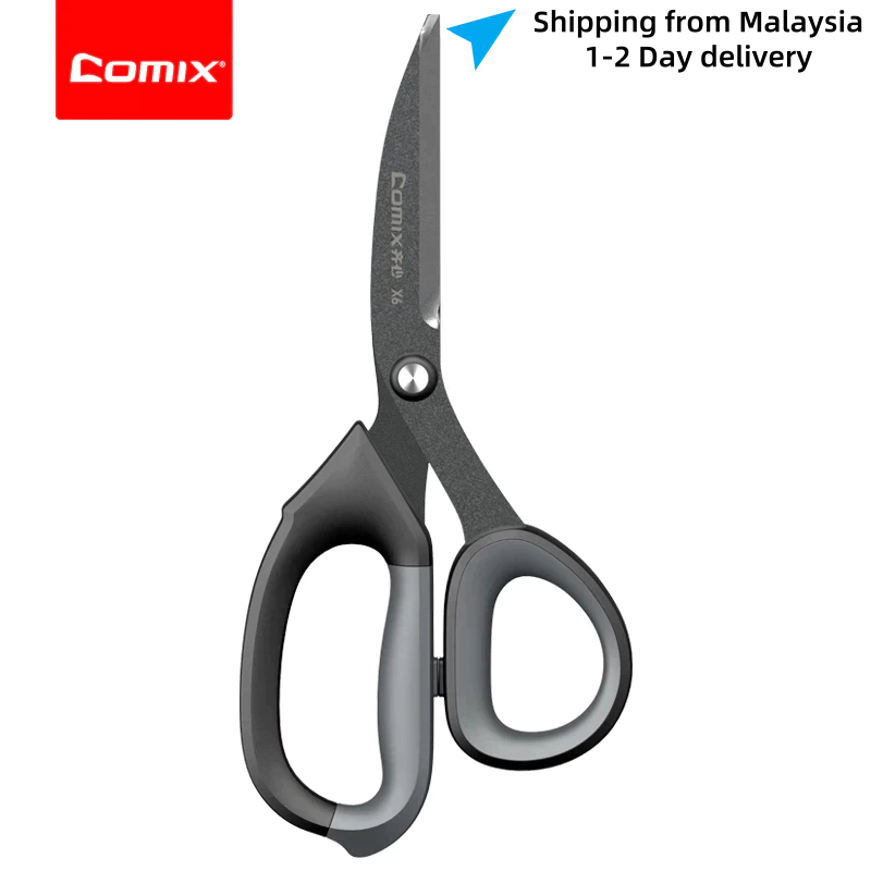 Comix Effortless Cutting 180mm Teflon-Coated Scissors | Shopee Malaysia