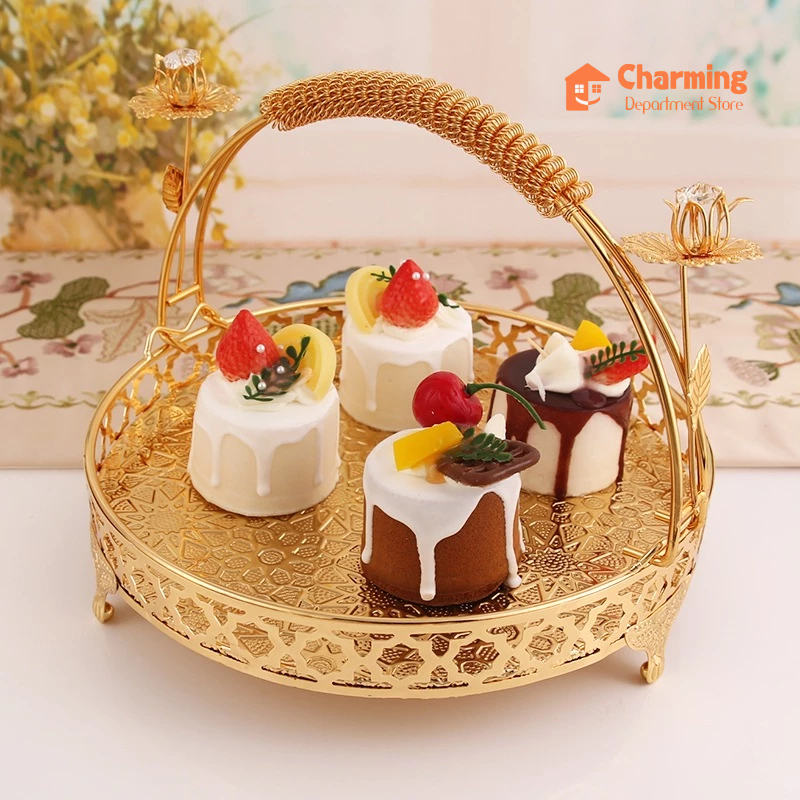 [Fast delivery] Serving Tray Fruit Tray Storage Table Organizer Wedding ...