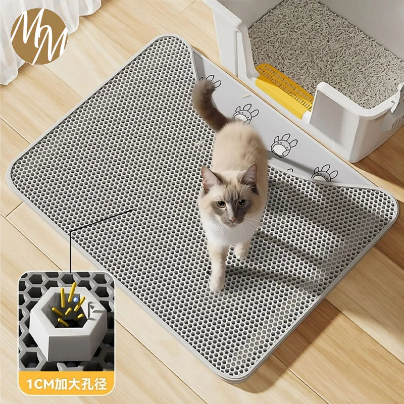 Cat Litter Mat Cat Litter Filter Mat Cat Litter Box Pasir Tandas Kucing ...