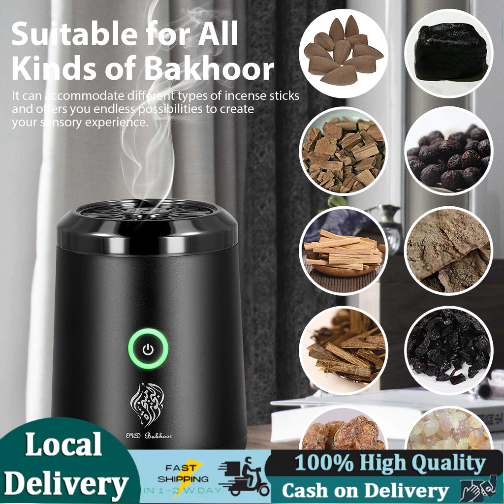 ⚡️Local Delivery⚡️ Mini Muslim Portable Electric Incense Burner ...