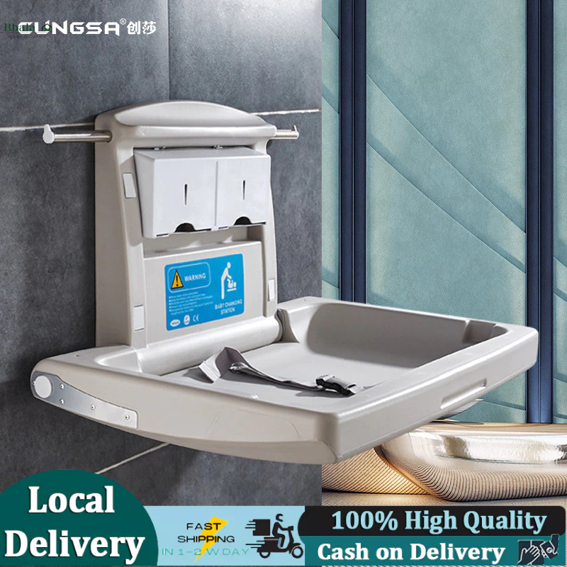 ⚡️Local Delivery⚡️ Foldable Baby Nursing Table Bathroom Baby Nursing ...