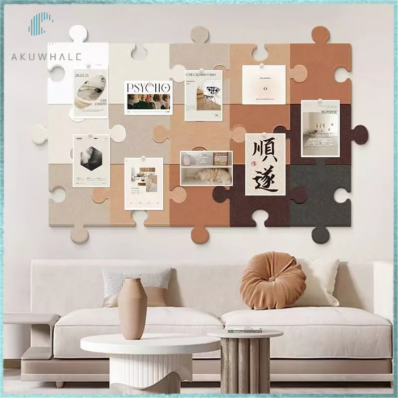 Felt Letter Message Notice Board Softboard - Color Puzzle Wall Decor ...