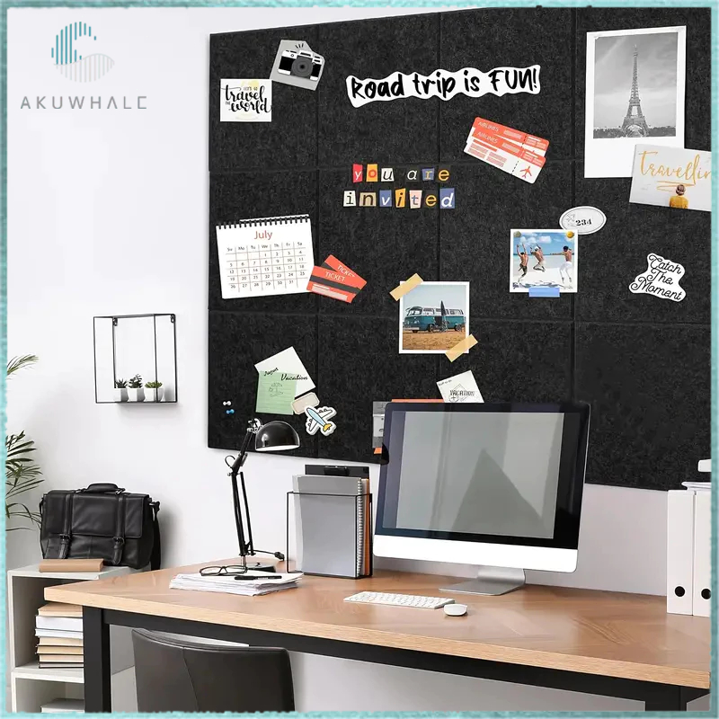 1pcs Square Block Board - Memo Notice Board Softboard for Photo Wall ...