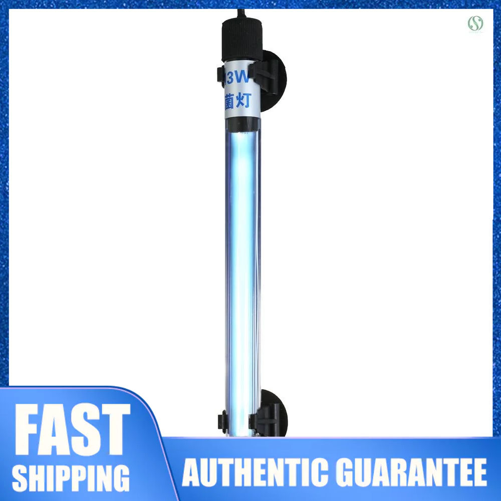 13W UV Light Sterilization Lamp Submersible Ultraviolet Sterilizer ...