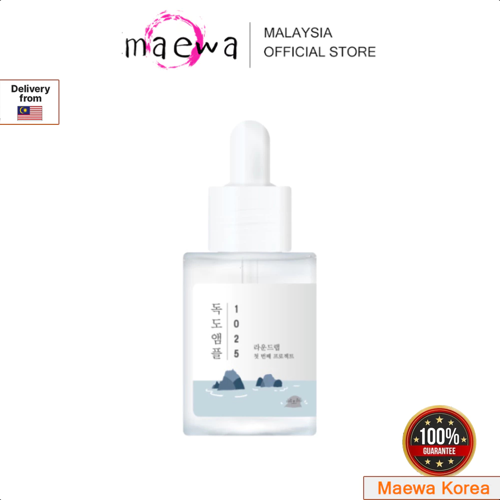 ROUND LAB 1025 Dokdo ampoule 30ml / Skin Care / Facial Serum | Shopee ...