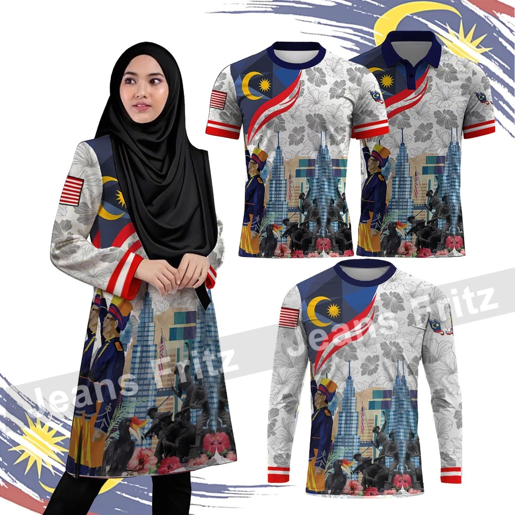 2025 Malaysia Merdeka Commemorative Clothing | Shopee Malaysia