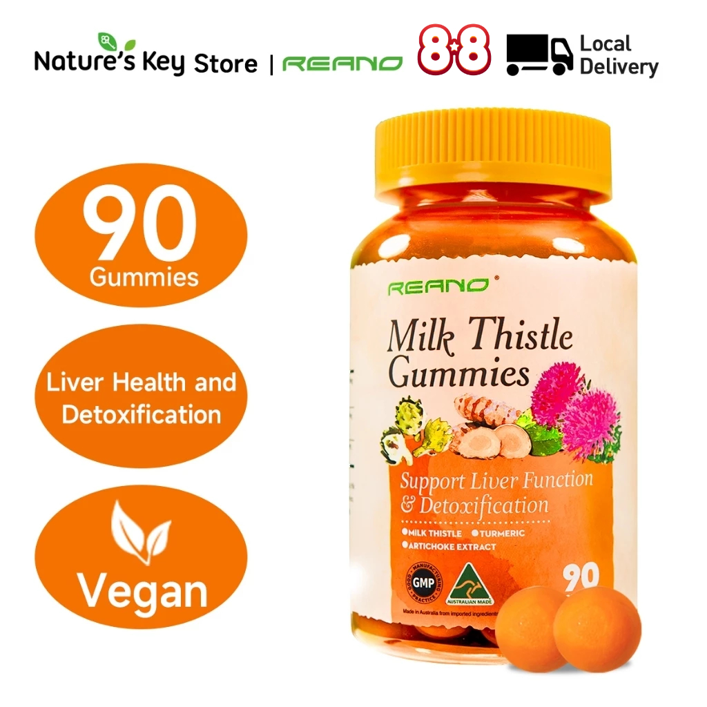 Nature' s Key &Reano Milk Thistle Gummies 80% Silymarin & 30% Silybin ...