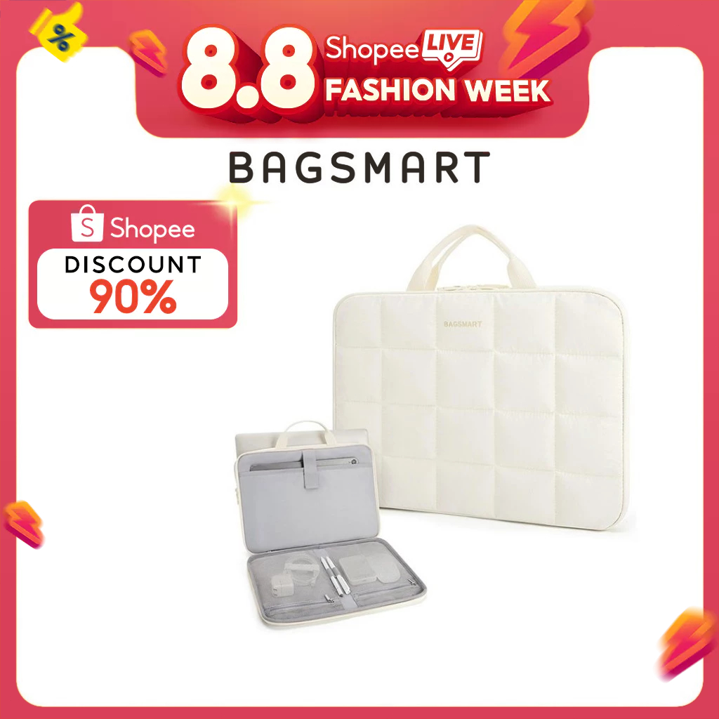 BAGSMART Laptop Bag 13-16 inch Handbag Messenger Beg Tote Shoulder ...