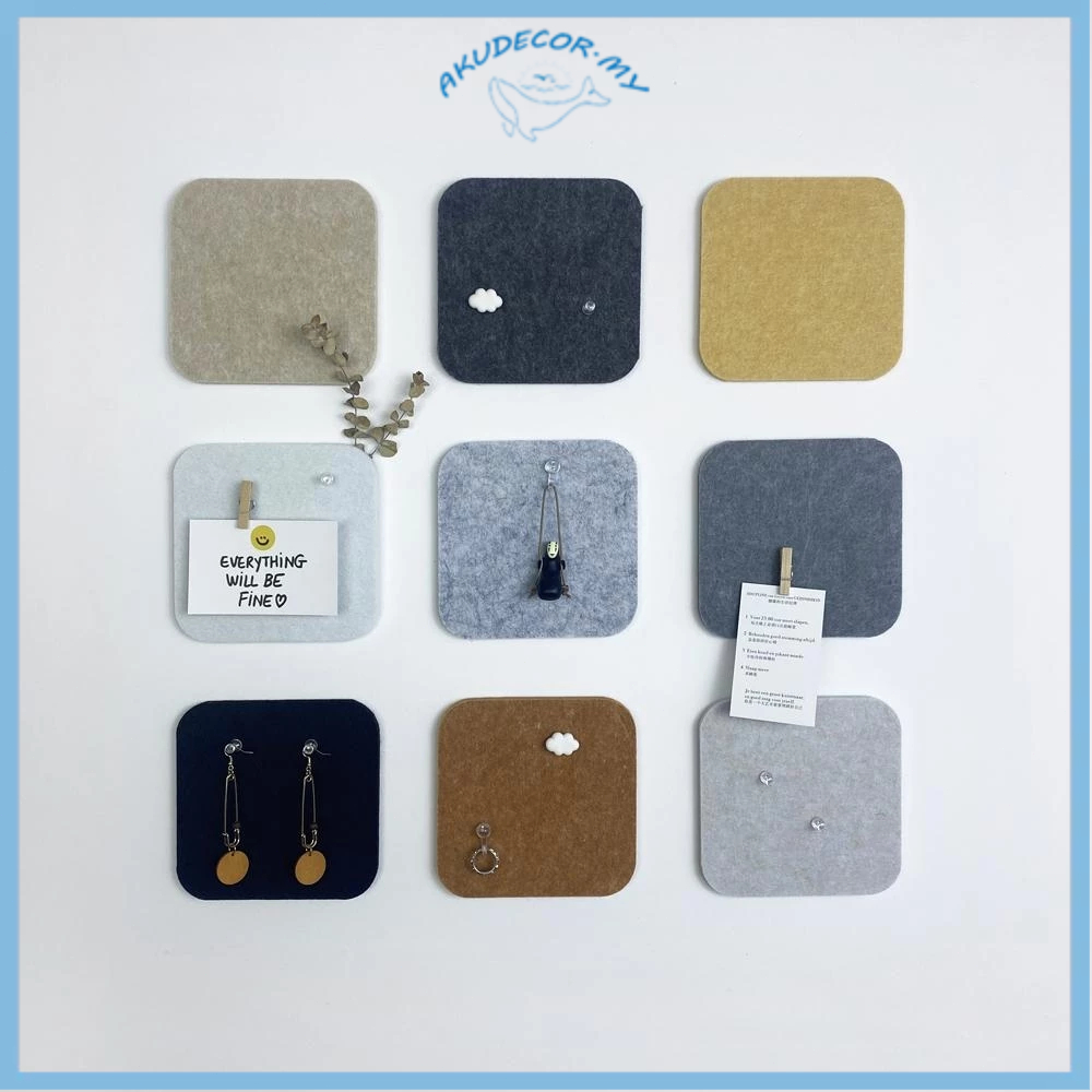 Notice Felt Board Square Rounded-Edge Felt Boards Multi-Functional ...