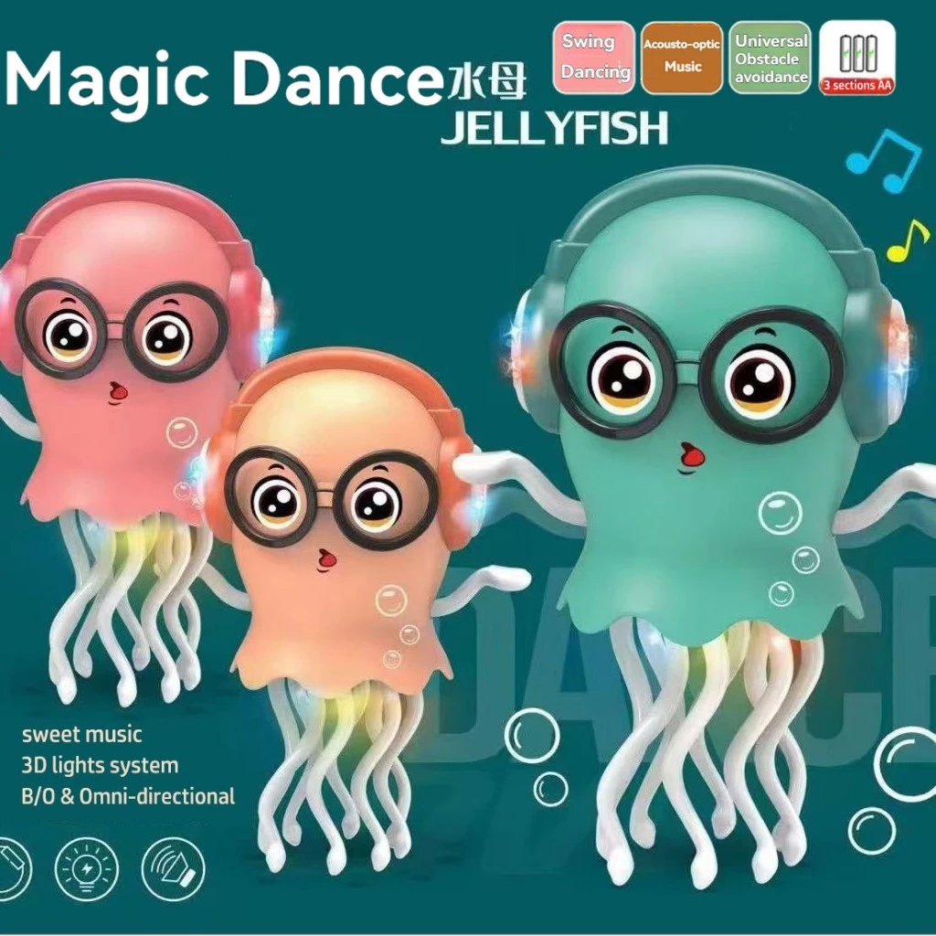 [Gossip Fairy] Dancing Octopus Toy with Light and Music Interactive ...