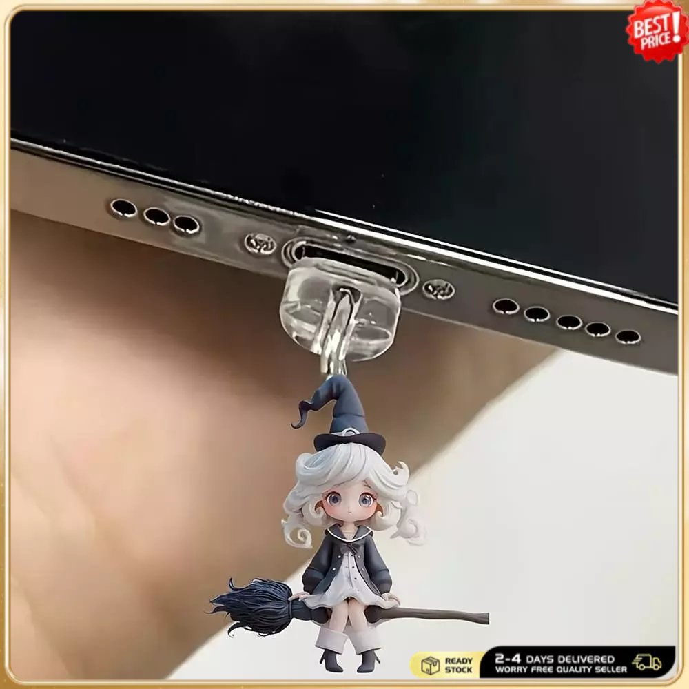 Acrylic Phone Dust Plug Cute Phone Dust Plug Pendant 2d Flat For ...