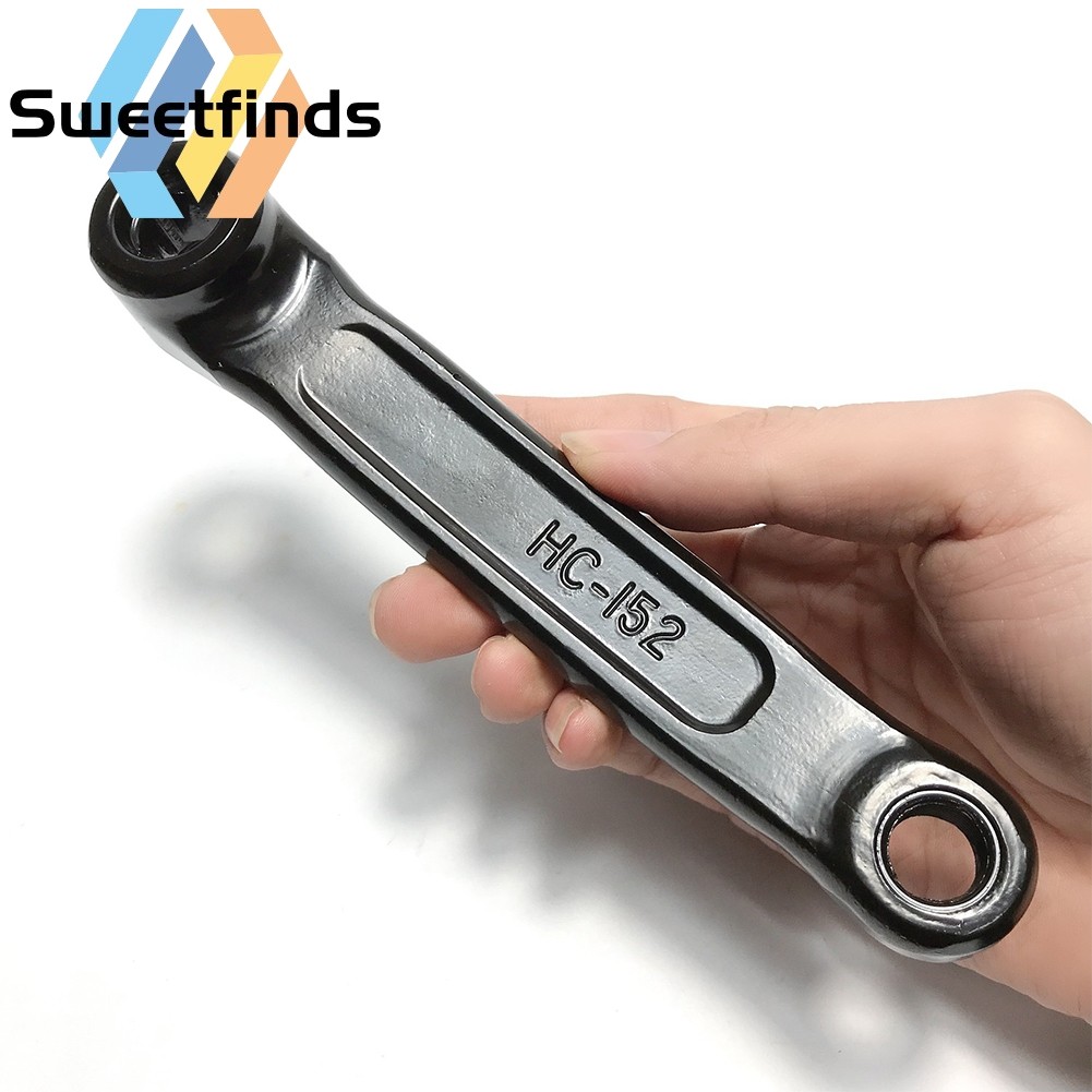 【SWTF】152mm Exercise Bike Crank Iron Square Hole Left/Right Indoor ...