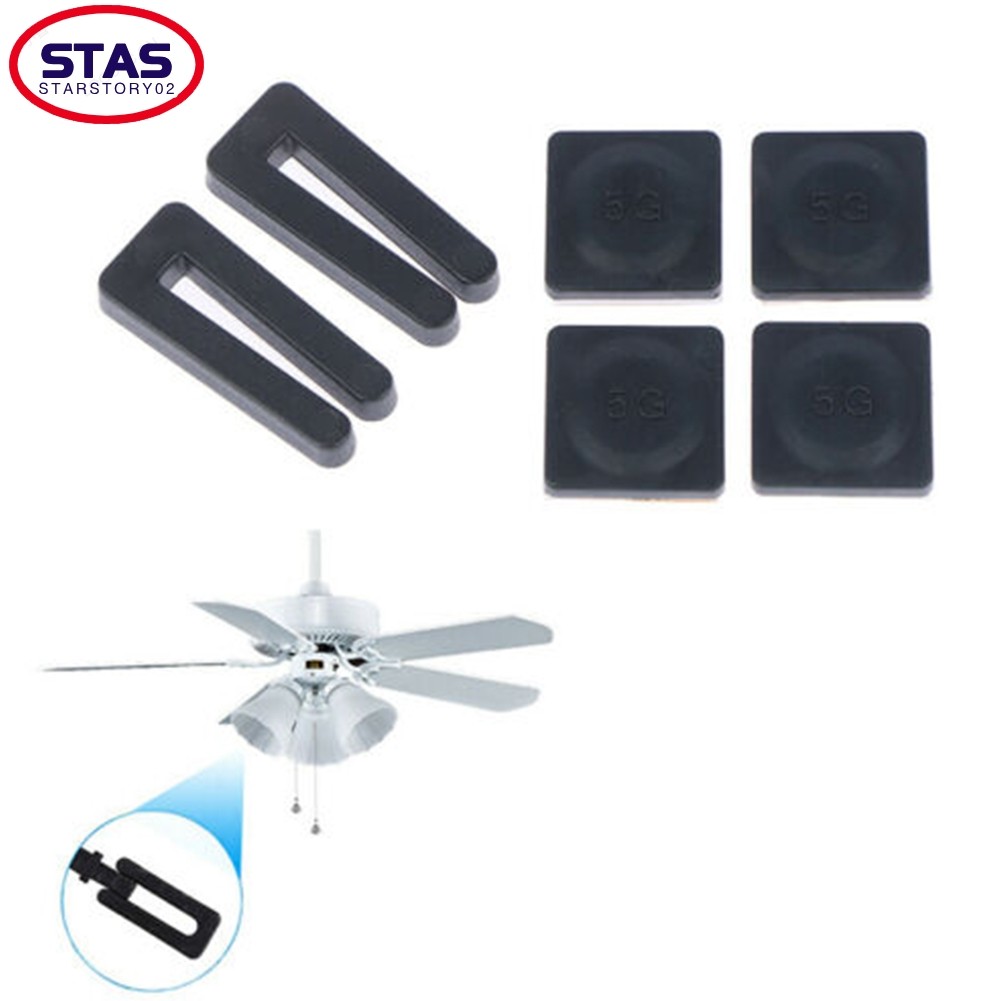 [STAS] 2Sets Ceiling Fan Blade Balancing Kit Balance Clamp 5GM Weight ...