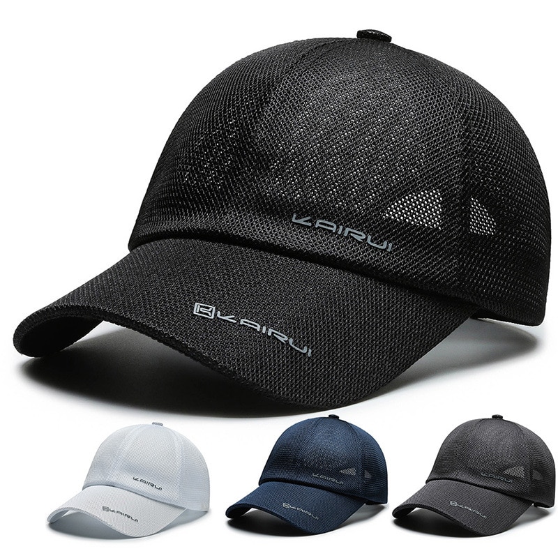 Unisex Breathable Baseball Cap Adjustable Sun Protection Hat for ...