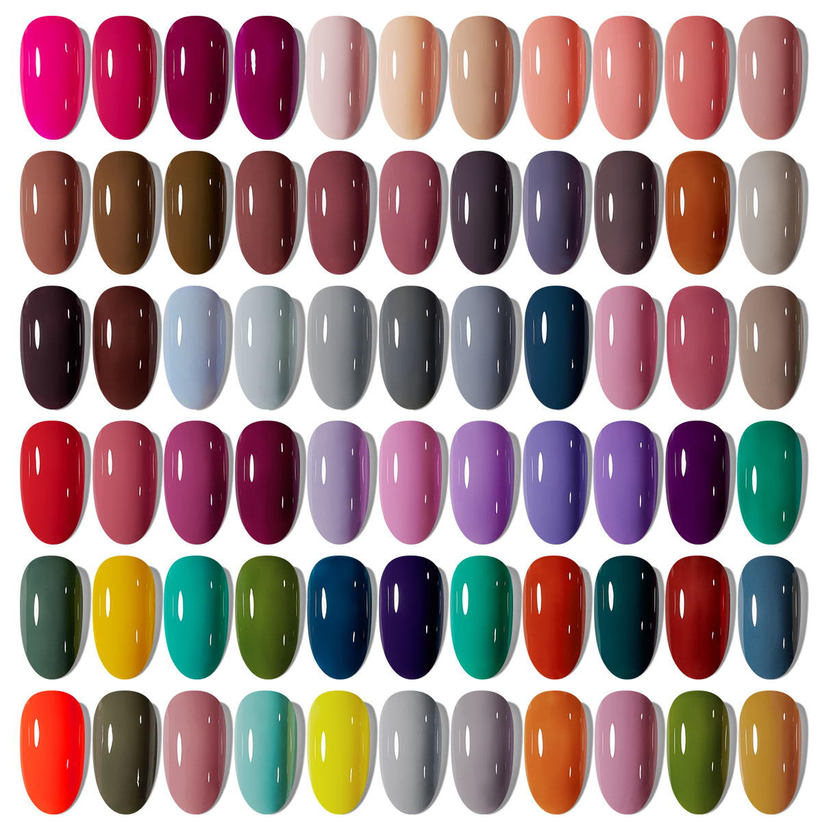 Gel Nail Polish, Popular Series Nail Gel 141 Colors Vibrant All Seasons ...