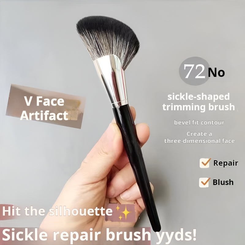 Sickle Contouring Brush Side Face Bevel Shadow Brush Facial Contour ...
