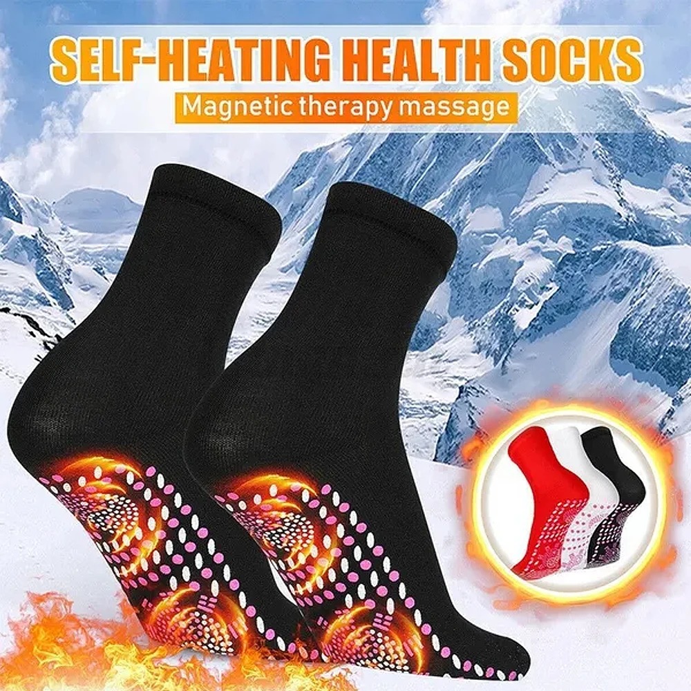 Magnetic Thermal Socks - Unisex Self-Heating Winter Stockings, Pain ...
