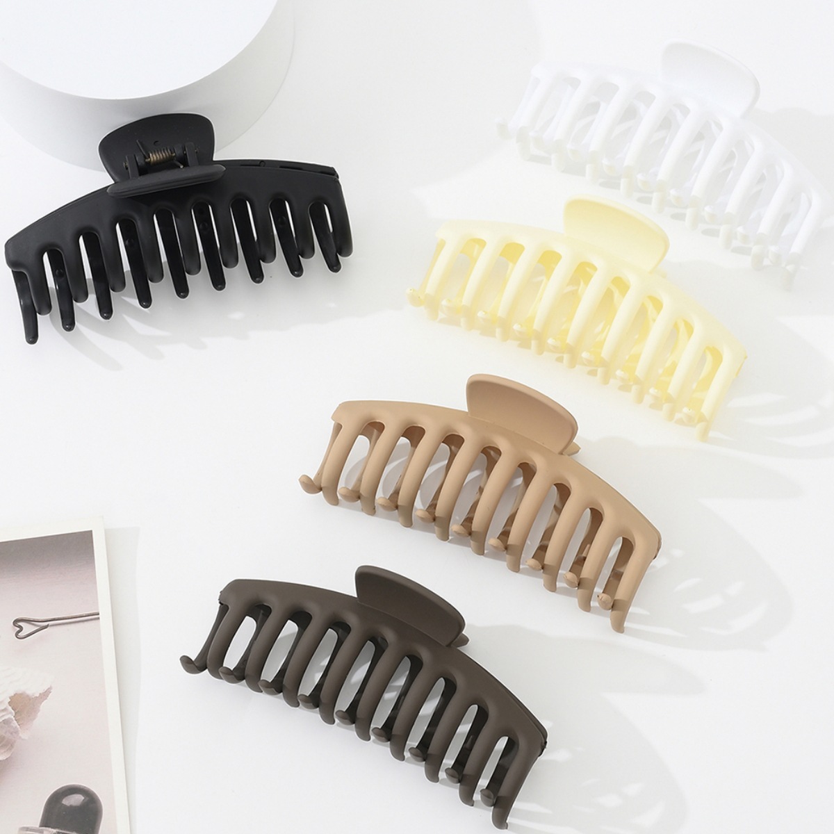 1 Matte Matte Keel Hair Clip Fashion Commuter Elegant Ladies Hair Clip ...