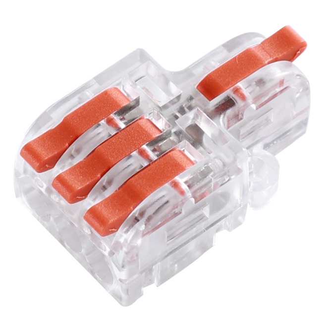 The transparent mini wiring connector is used to connect the electric ...