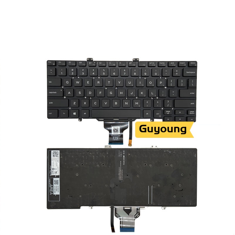 YJX FOR Dell Latitude 7400 5400 5401 5410 5411 7410 Laptop Keyboard US ...