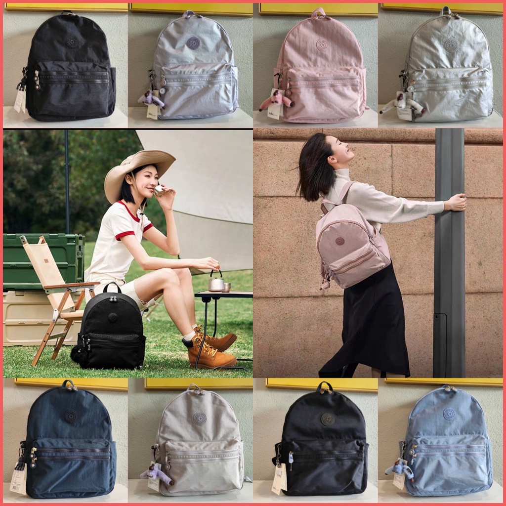 Kipling large capacity canvas backpack BOUREE series student ...