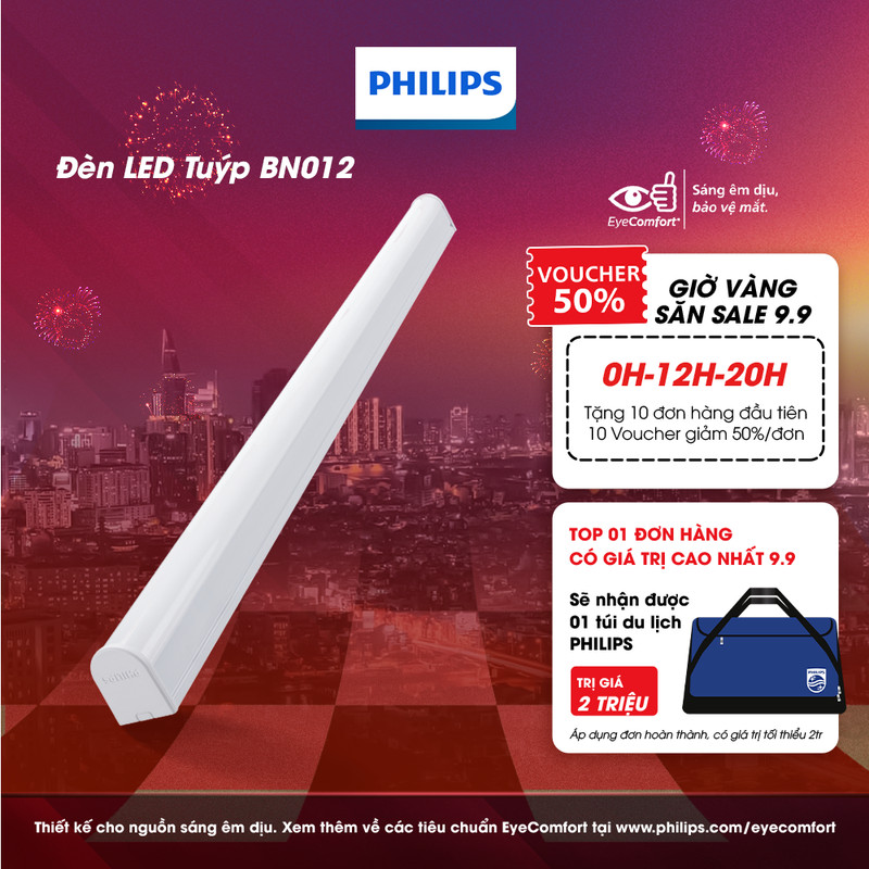 PHILIPS LED tube light trough set BN012C G2 (01 light) | Shopee Malaysia