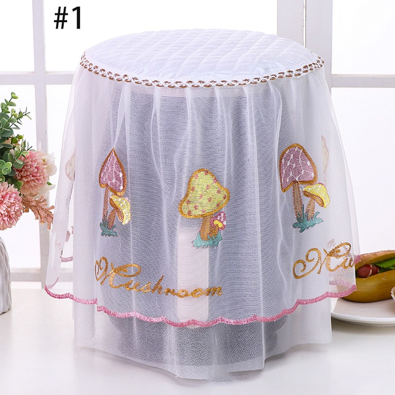 30*35CM Air Fryer Anti-Dust Cover Lace Embroidery Dust Cover Household ...