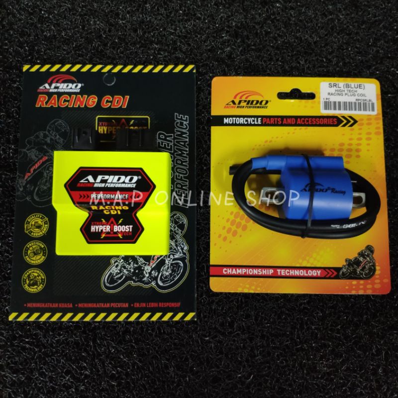 Yamaha LC135 V1 - V7 Cdi Racing Adjustable No Cut Off + Plug Coil ...