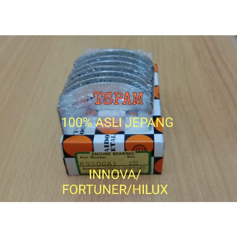 Metal Road conrod bearing daido toyota hilux fortuner innova 1kd 2kd ...