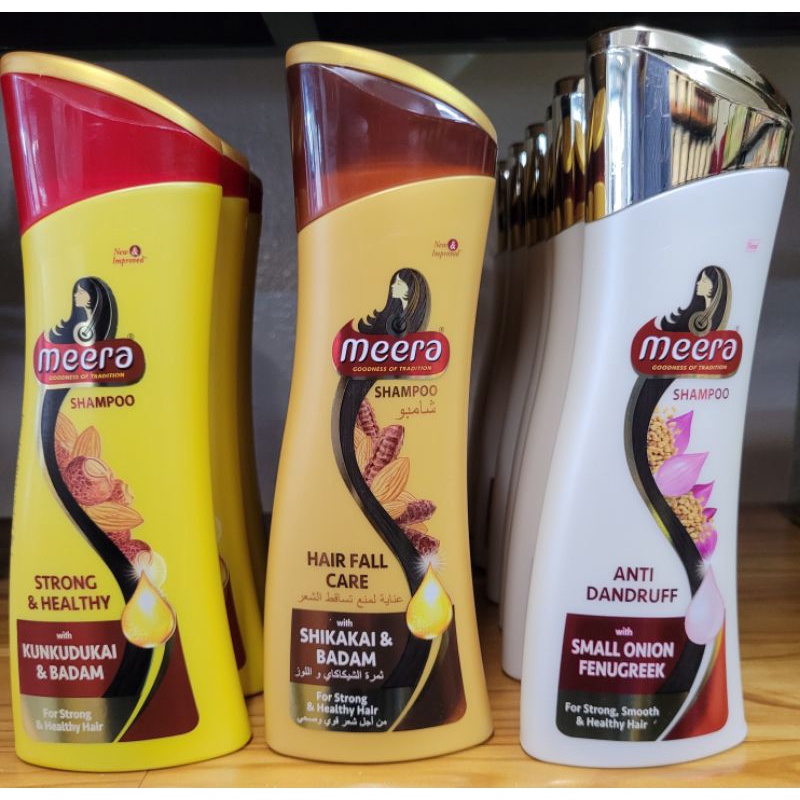 Meera Shampoo - Anti Dandruff/ Hair Fall Care/ Strong & Healthy ...