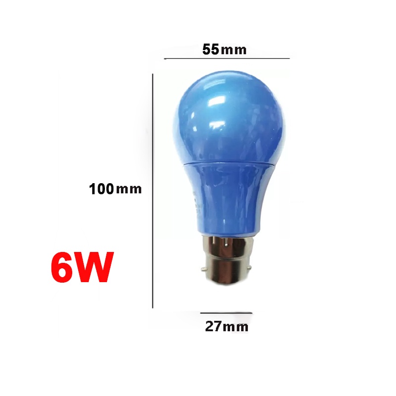 3W Led Colour Bulb Lampu Raya E27 B22 Mentol Lampu Hiasan Hari Raya ...