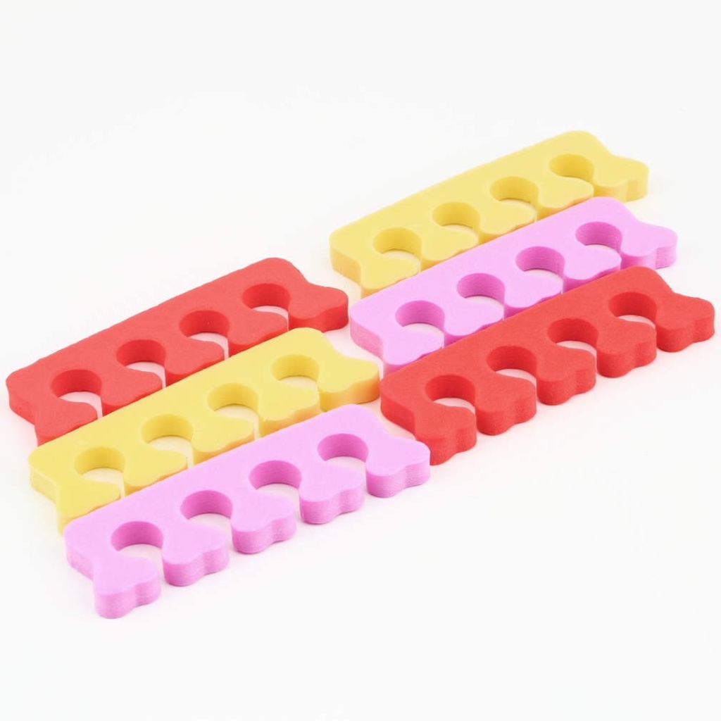 2pcs Soft Sponge Foam Finger Toe Separator Nail Art Salon Pedicure ...