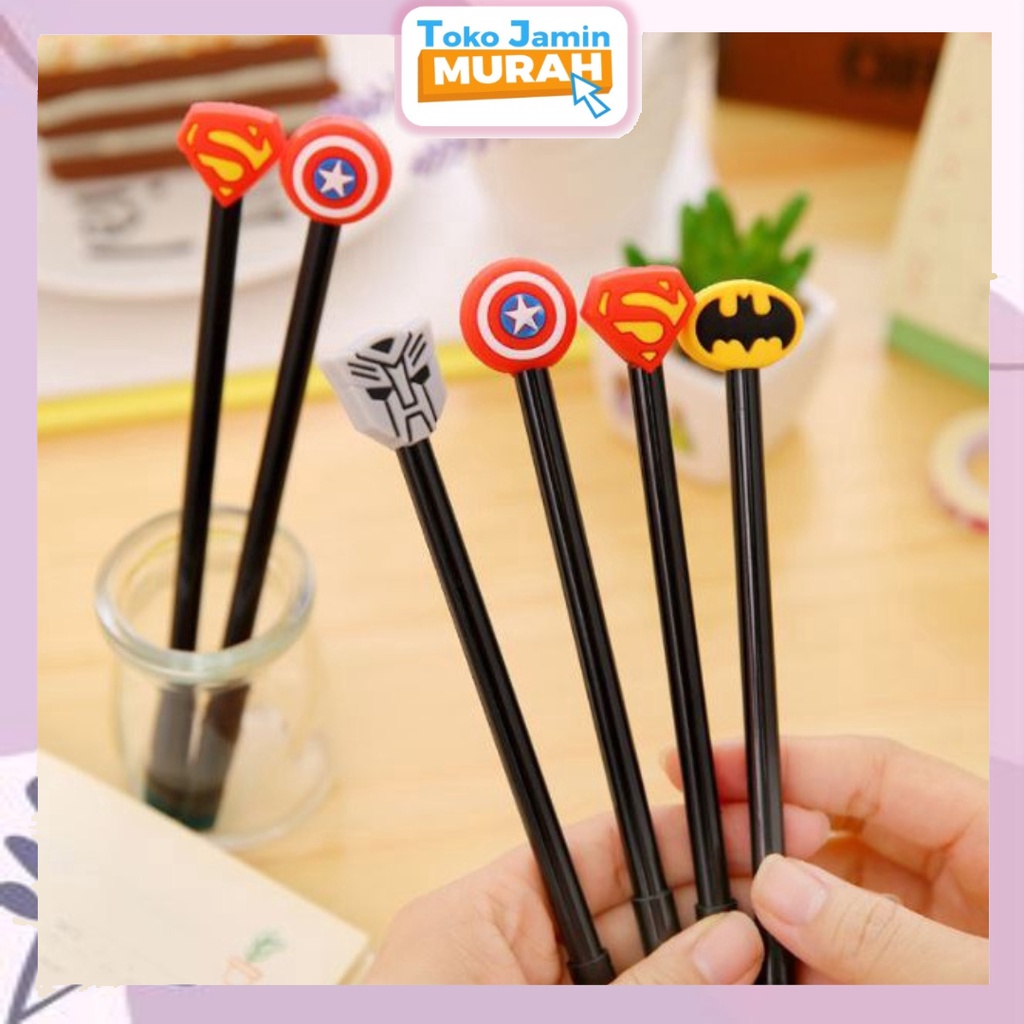 Tjm Avenger DC Superhero Logo Pens Batman Superhero Spiderman ...