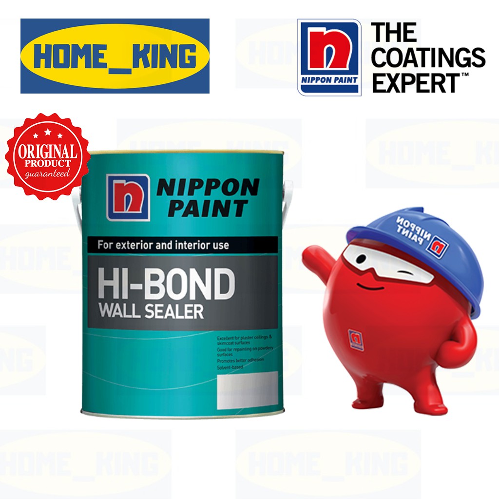 [100% ORIGINAL] 5LT Nippon Paint Hi-Bond Wall Sealer (Solvent-Based ...