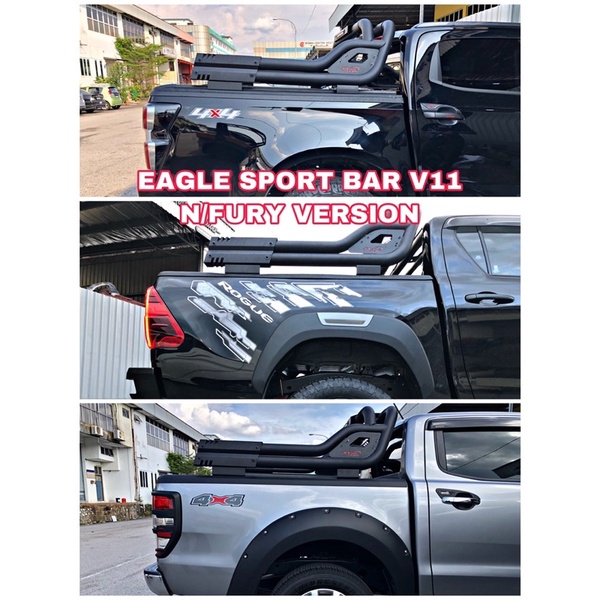 Night fury sport bar version 1 for HILUX revo rogue Rocco ford ranger ...