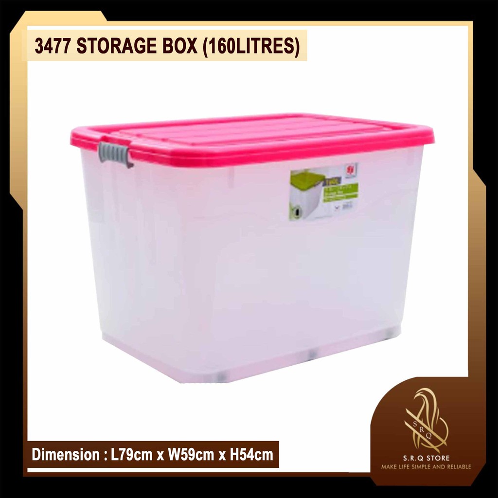 S.R.Q Store 3477 Twins Dolphin 160L Multi Purpose Storage Box | Shopee ...