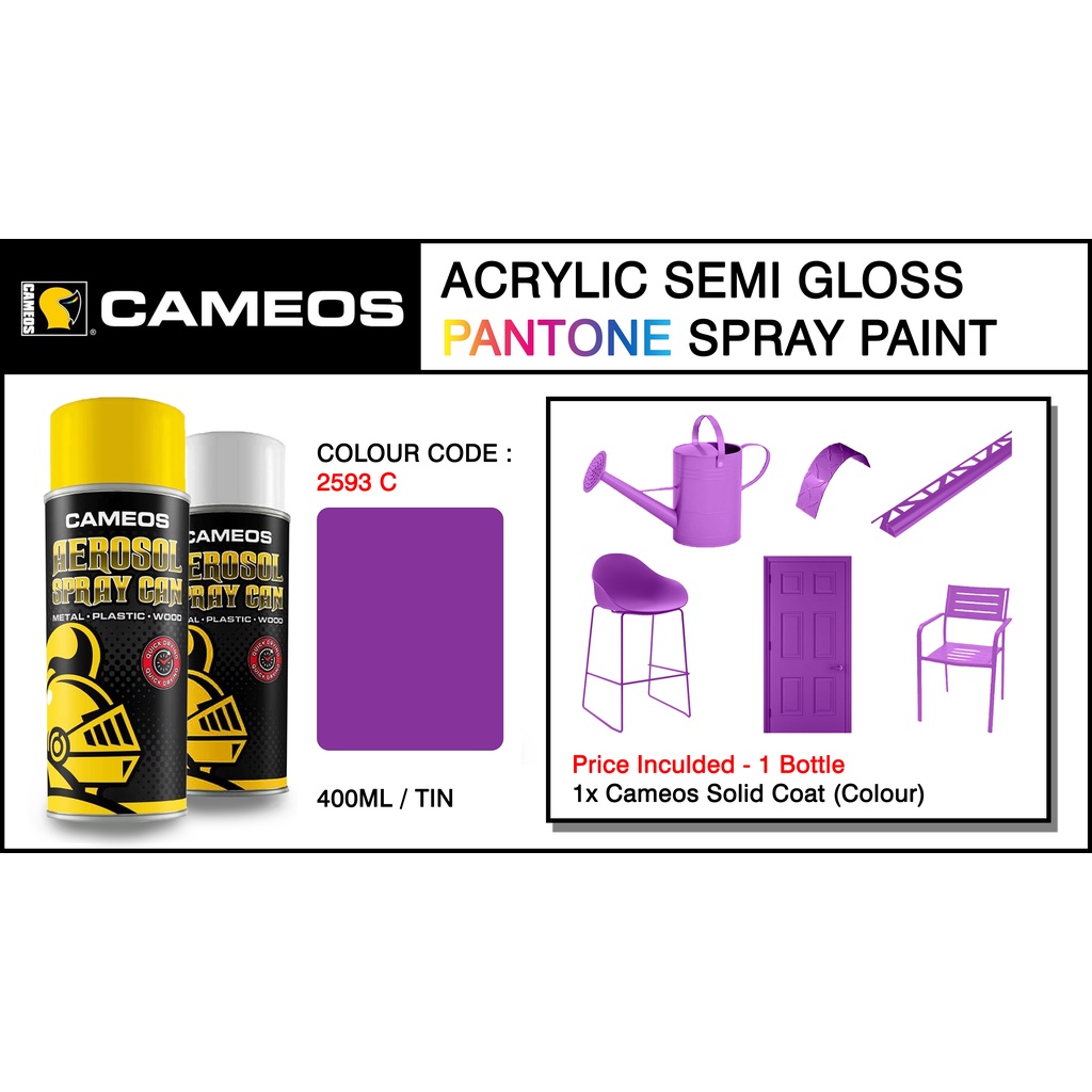 PANTONE Color P27 - Aerosol Spray Paint - CAMEOS 400ML/Bottle | Shopee ...