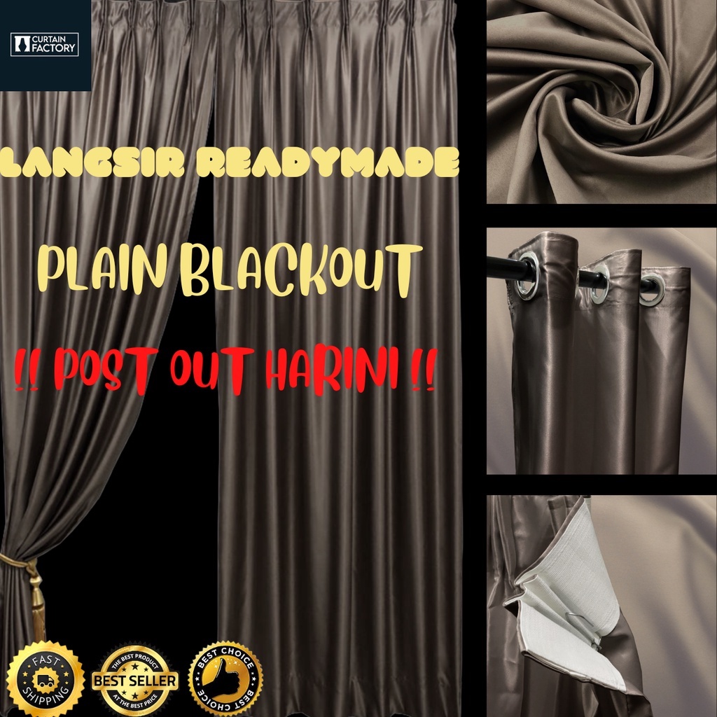 Ash Grey - RIYANA LANGSIR READYMADE UNTUK TINGKAP, PINTU BILIK DAN ...