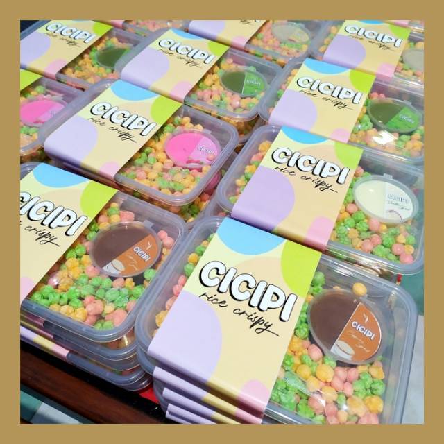 PREMIUM ORIGINAL BEWARE OF PLAGIAT Cicipi Rice Crispy Box 500ml FULL ...
