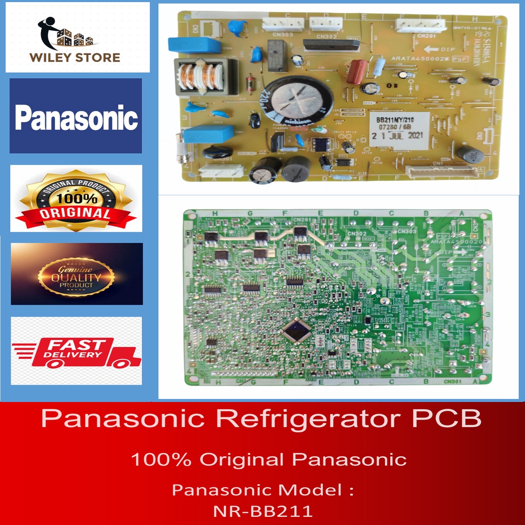 PANASONIC Refrigerator Original PCB NR-BB211 | Shopee Malaysia