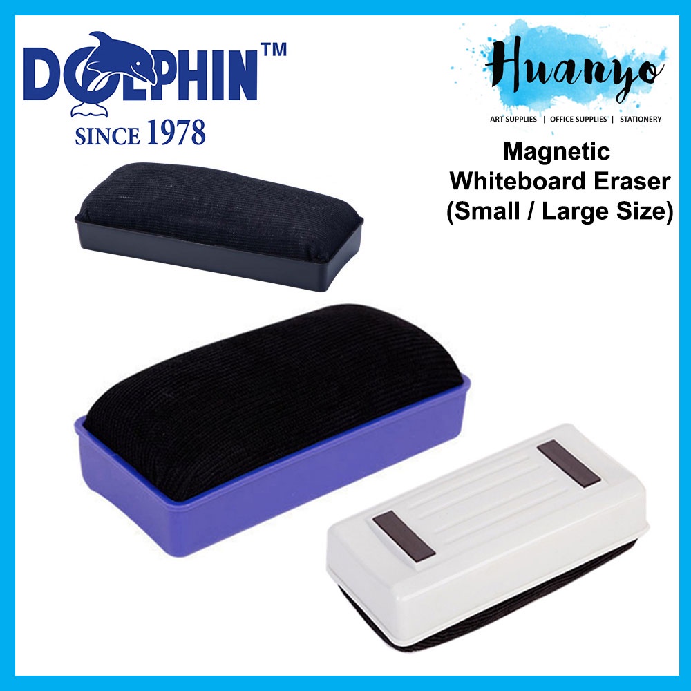Dolphin Magnetic White board Duster Eraser (Small / Large) | Shopee ...