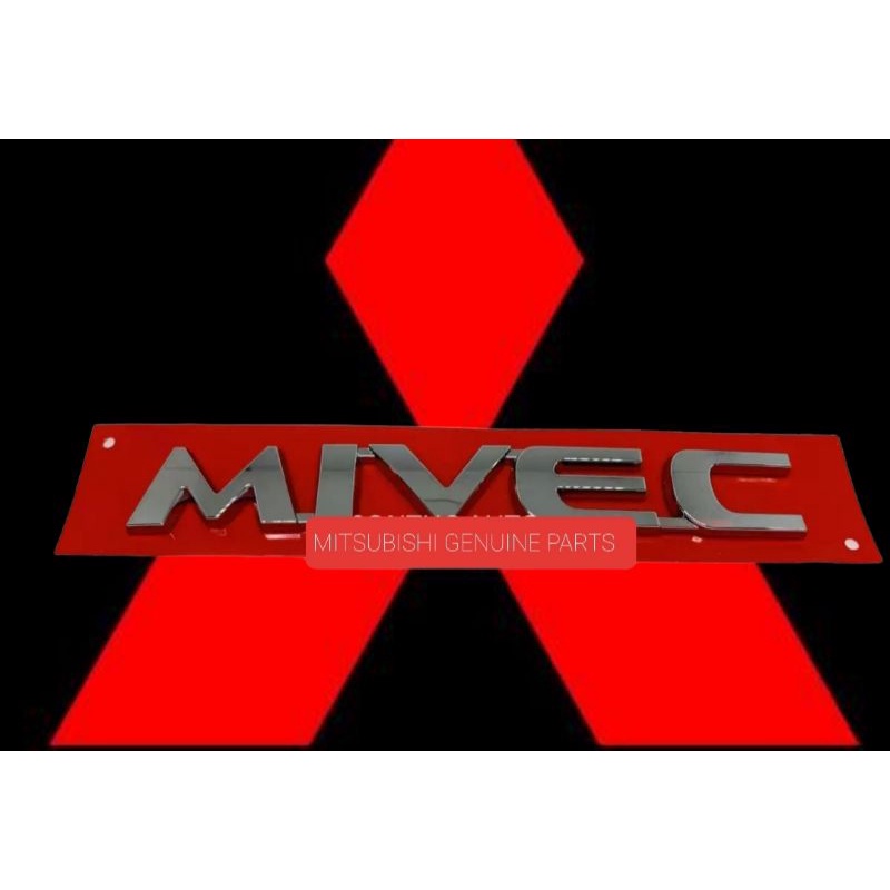 EMBLEM MIVEC FOR MITSUBISHI LANCER GT/ASX/PROTON INSPIRA/EVOX | Shopee ...