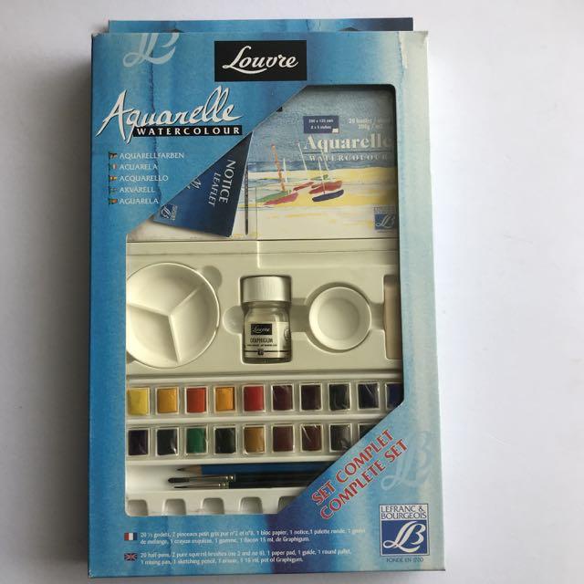 Louvre Complete Aquarelle Watercolor complete Set (Made in France ...