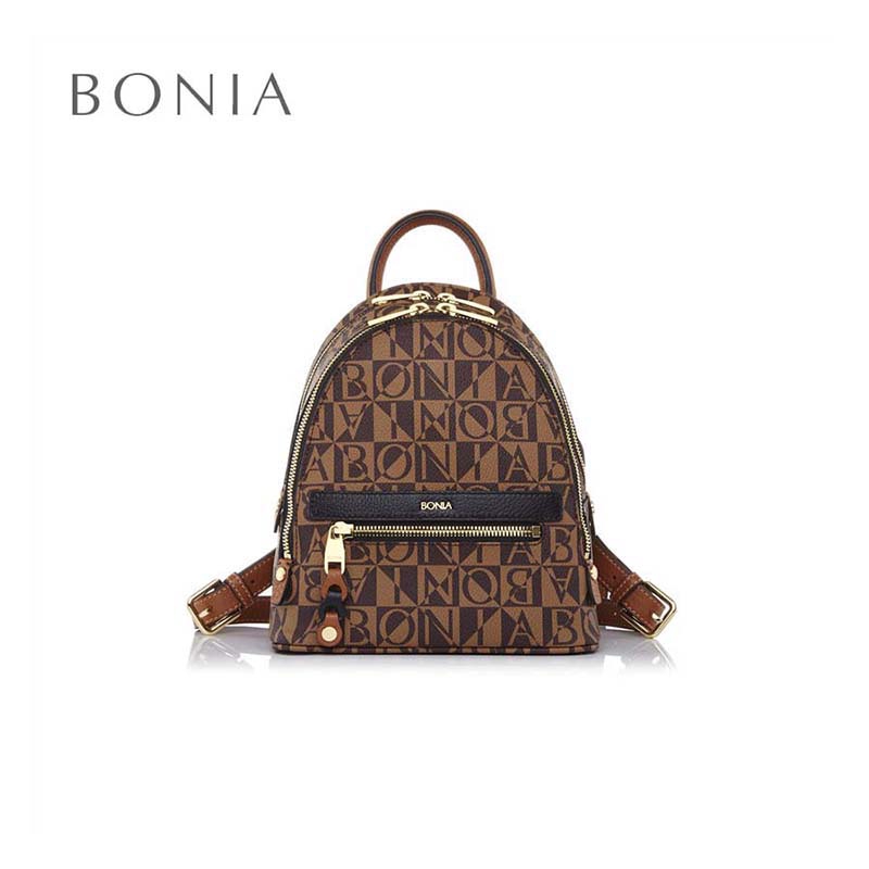 Bonia Black Milagros Backpack S | Shopee Malaysia