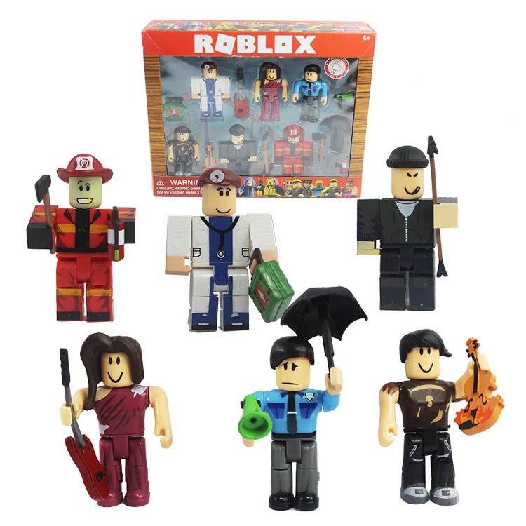 Roblox Building Blocks Professional Citizen Set Dolls Virtual World ...