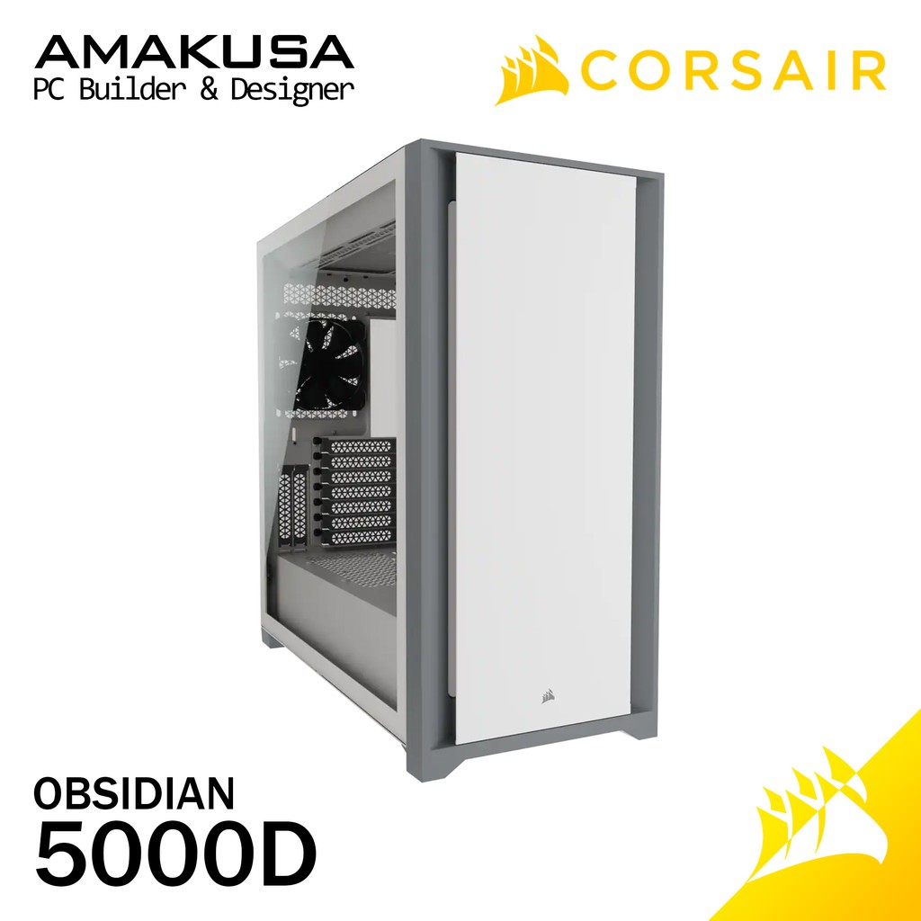 Corsair Obsidian 5000D Tempered Glass Mid Tower PC Gaming Desktop ...