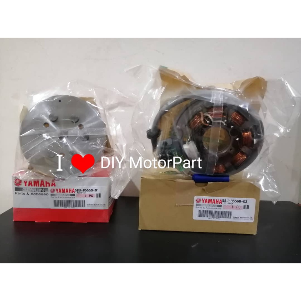 YAMAHA Y125 5BU Fuel Coil Base Assy COIL Magnet Rotor Assy Y125 125z 125zr Original Japan YAMAHA ...