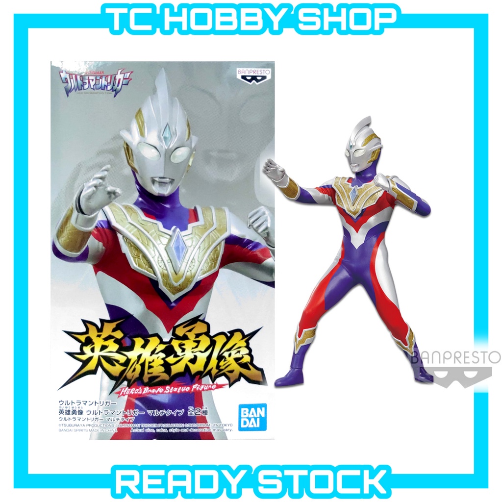 (Ready Stock) Bandai Banpresto Ultraman Trigger Hero's Brave Statue ...